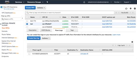 Enable Amazon VPC Flow Logs for Skyhigh CASB - Skyhigh Security