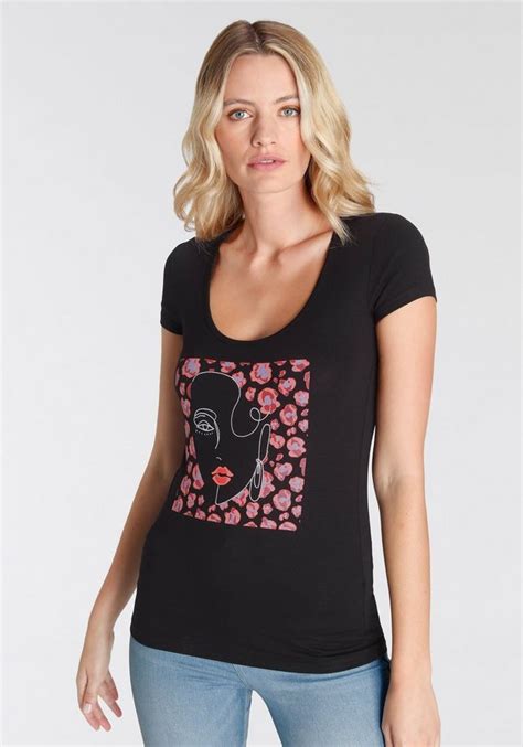 Melrose T Shirt Mit Glitzerprint