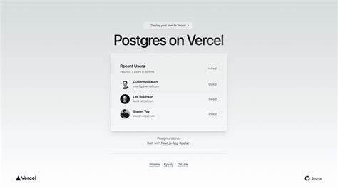 Vercel Postgres Pgvector Starter