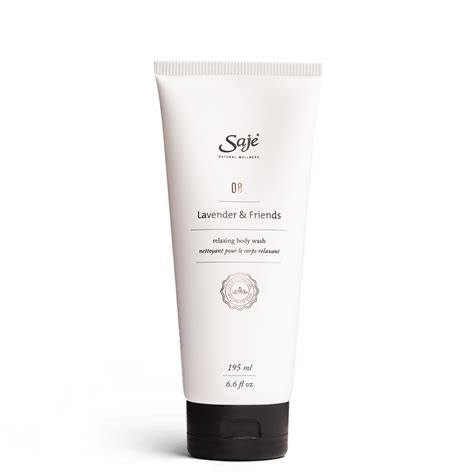 Lavender And Friends Relaxing Body Wash Saje Natural Wellness