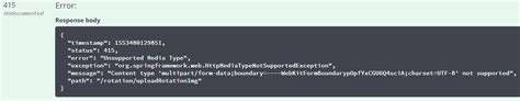 上传图片415异常：content Type Multipartform Data Not Supported 天赐の小站