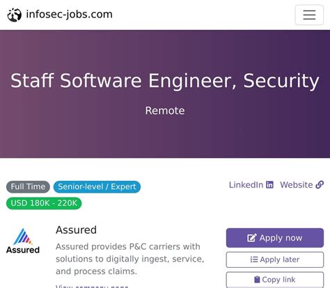Hiring Usd 180k 220k Staff Software Engineer Security Remote Rsysadminjobs