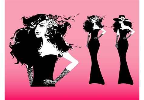 Fashion Girl Vector Download Free Vector Art Stock Graphics And Images