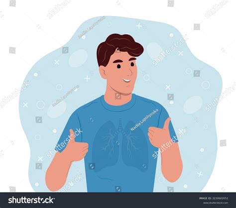 Young Smiling Man Using Asthma Inhaler Stock Vector Royalty Free 2230602051 Shutterstock
