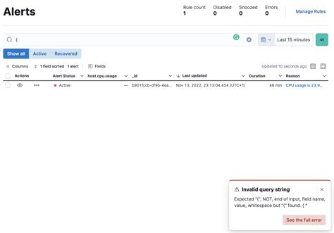Actionable Observability Alerts Page Fix Page Goes Blank With