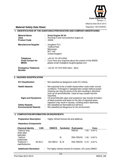 Grease Buster Msds At Amy Heyer Blog