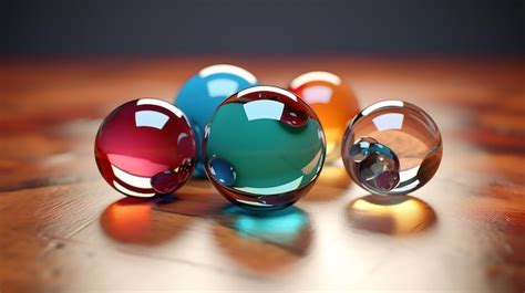 Premium Photo Vibrant 3d Spheres Colorful Illustration In Any Hue