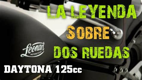 Leonart Daytona 125 Ficha Técnica Completa Actualizado julio 2025