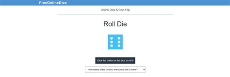Online Dice Roller With Names at Cooper Meares blog