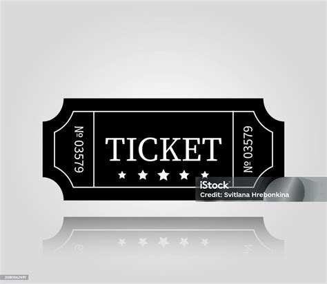 Icône De Ticket Illustration Vectorielle Isolée Vecteurs Libres De