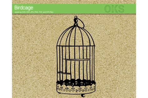 Bird Cage Svg Vector Birdcage Graphic By Crafteroks · Creative Fabrica