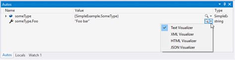 Writing A Readonly Custom Debugger Visualizer For Visual Studio