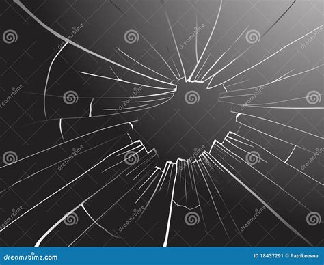 Gebroken Glas Vector Vector Illustratie Illustration Of Onderbreking