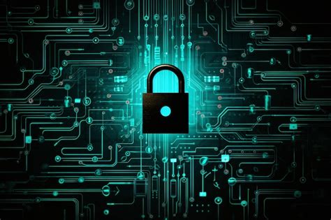 Digital Data Security System Cyber Security Big Data Analysis Illustration Premium Ai