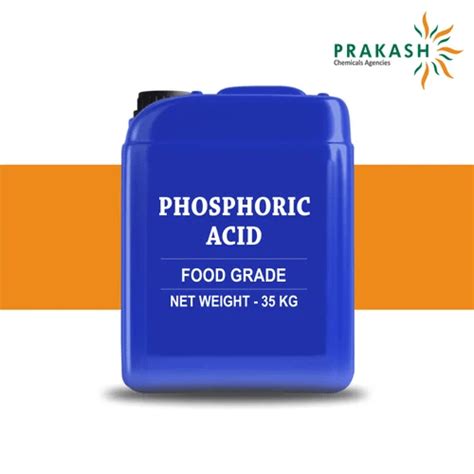 Buy Food Grade Phosphoric Acid In Bulk COA MSDS Applications And