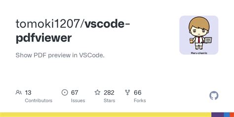 github tomoki1207 vscode pdfviewer show pdf preview in vscode