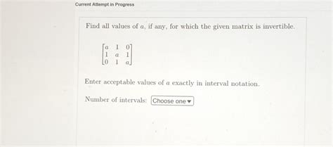 Solved Find All Values Of A If Any For Which The Given