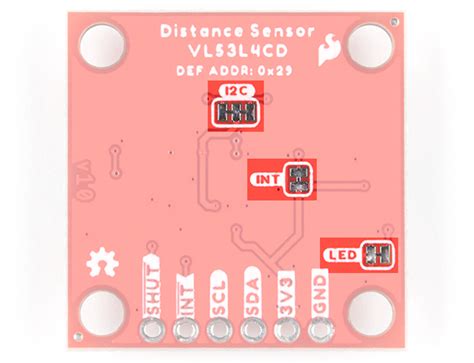 Qwiic Distance Sensor VL53L1X VL53L4CD Hookup Guide SparkFun Learn