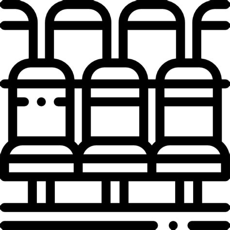 Seats Detailed Rounded Lineal Icon Seats Detailed Rounded Lineal Icon