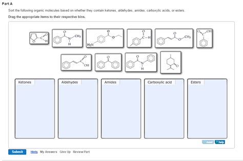 Solved Sort The Following Organic Molecules Based On Whether Chegg