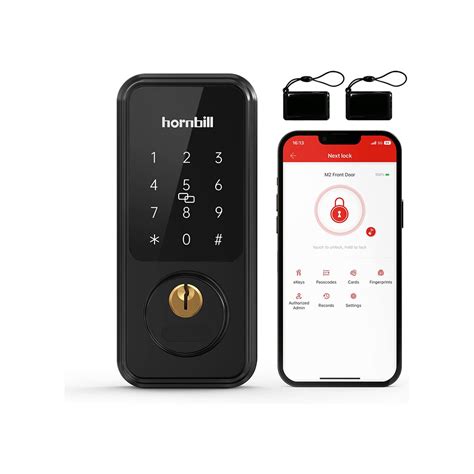 Hornbill Front Door Smart Door Lock With Keypad