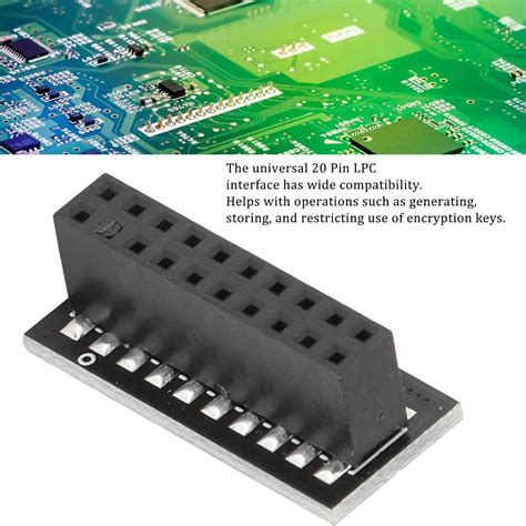 Tpm 20 Módulo De Interfaz Lpc De 20 Pines Placa Base Compatible Con