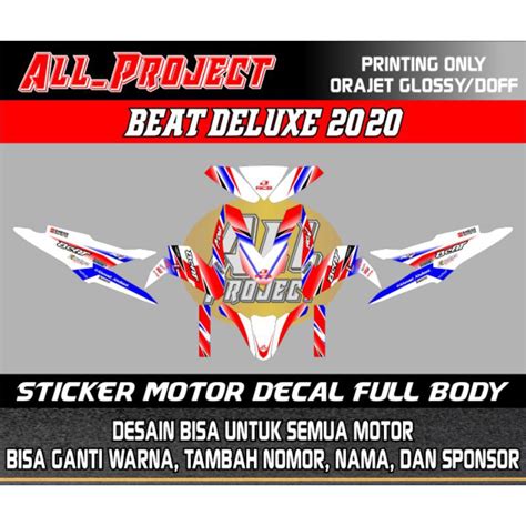 Jual HONDA BEAT DELUXE Decal Stiker Full Body Shopee Indonesia