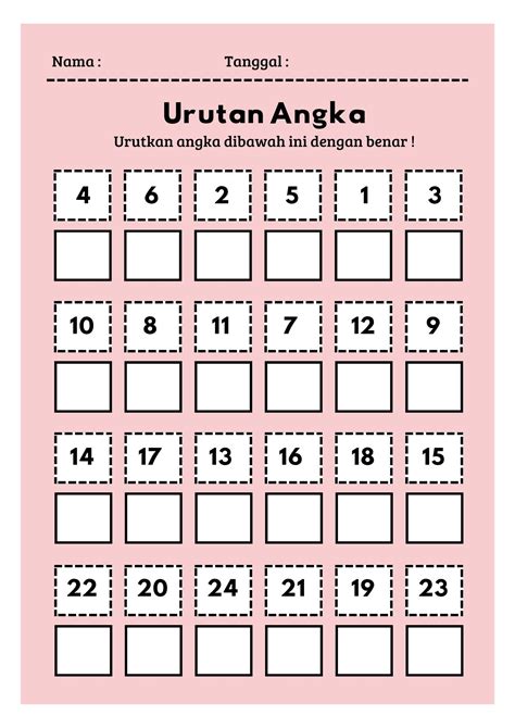Pin Oleh Radini John Di Worksheets Lembar Kerja Matematika