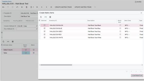 Matrix Inv Items Community