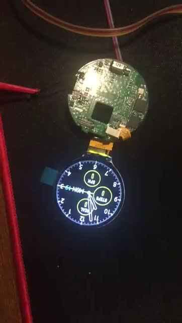 1 19 Inch 390x390 Round OLED Display MIPI SPI Round AMOLED Screen