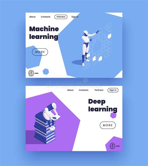 Machine Learning Isometric Flowchart Stock Image Image Of Education