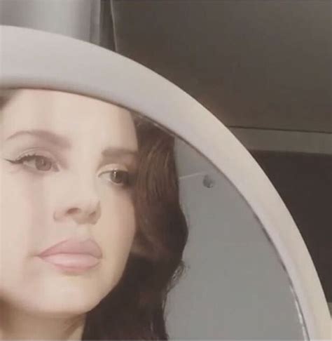 I Fall To Pieces When I M With You Lana Del Rey Mirror Reflection