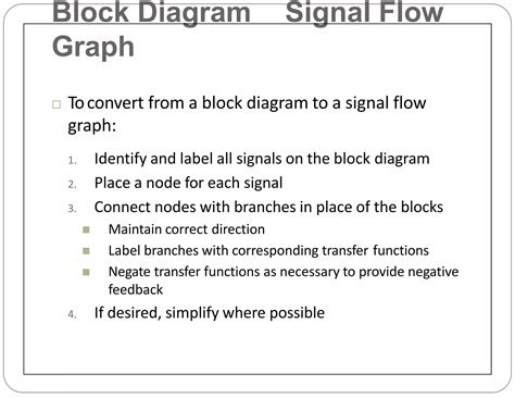 Block Diagrams And Signal Flow Graphs Pptx