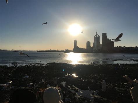 青岛冬天的海 海洋海岛 自然风景 摄影素材 汇图网www huitu