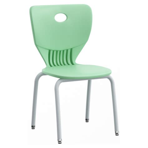 Scaun Vizitator Corall Tip Scoica Cu Sezut Din Plastic Verde Mobman Ro