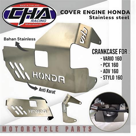 Jual Cover Engine Honda Merek Cha Pelindung Engine Motor Vario 160 Adv