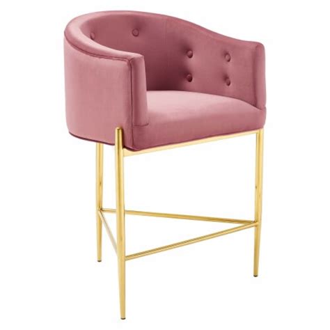 Savour Tufted Counter Stool Dusty Rose 1 Ralphs