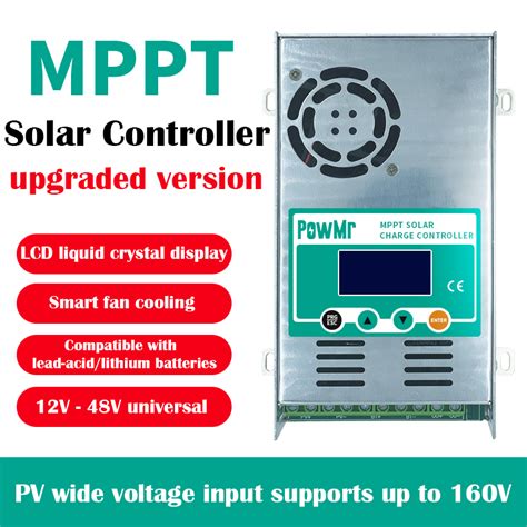 Powmr Mppt Solar Charger 60a Solar Charger Automatic Mppt Solar Charge