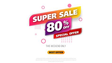 기하학적 배경의 판매 배너 템플릿 디자인 최대 80 할인 된 큰 판매 특별 제공 슈퍼 세일 시즌 종료 특별 제공 배너 벡터 그림입니다 겨울에 대한 스톡 벡터 아트 및 기타