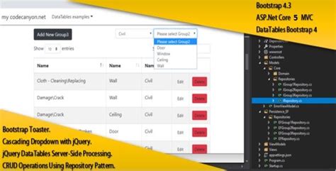 Jquery Datatables Server Side Processing In Aspnet Core 5 Mvc Using
