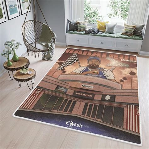 Nipsey Hussle Hiphop 90s Artwork Rug Gangstarap80s