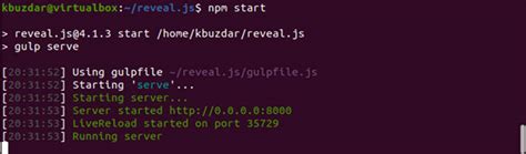Cách cài đặt Reveal js trên Ubuntu 20 04 QuanTriMang com