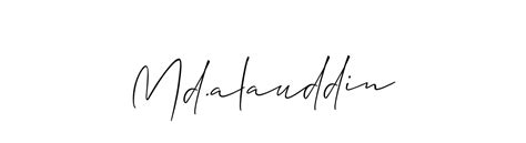 73 Mdalauddin Name Signature Style Ideas Outstanding E Sign