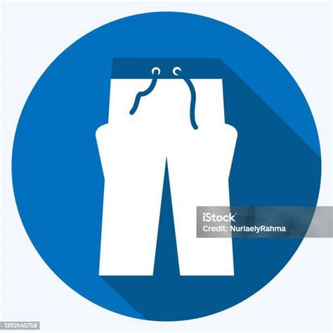 아이콘 바지 남성 액세서리 기호에 적합합니다 긴 그림자 스타일 편집 가능한 간단한 디자인 디자인 템플릿 벡터 간단한 기호 그림 0명에 대한 스톡 벡터 아트 및 기타 이미지