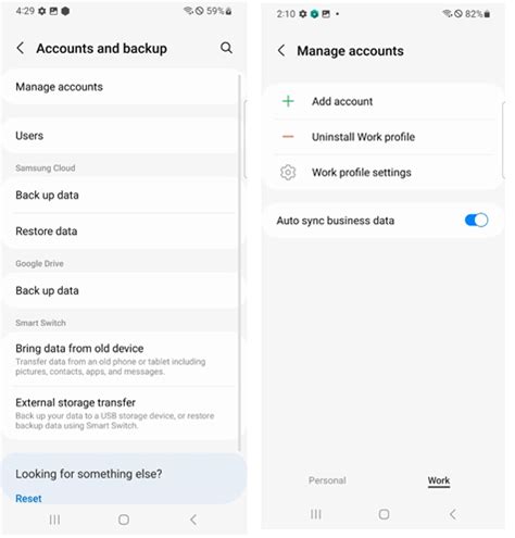 Work Profile Unification Knox SDK Samsung Knox Documentation