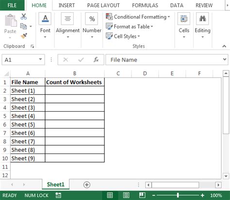 count worksheets in multiple files
