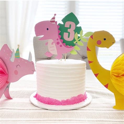 Dinosaur Cake Topper Smash Cake First Birthday Etsy Dinosaur