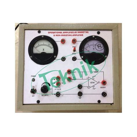 Operational Amplifier As Inverting Non Inverting Unity Gain Amplifier