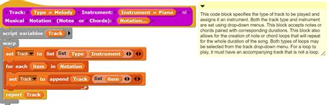Track Block Uses Incorrect Way Of Coding Causing Playing Them To Not Work Snap Bugs Snap