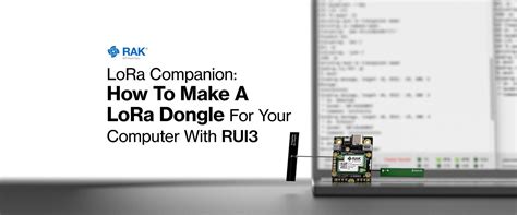 how to make a lora dongle for your computer with rui3 rak official blogs